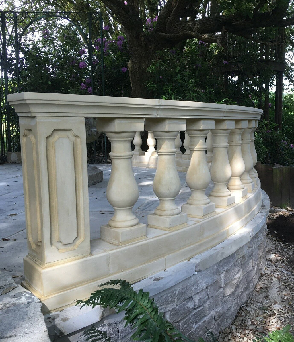 Garden Patio Natural Limestone Balustrade x 1m Sections – Southern ...