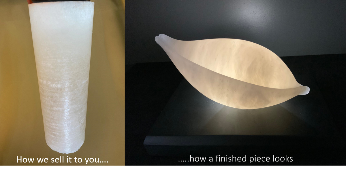 Alabaster Cylinders – Southern Stone and Tools